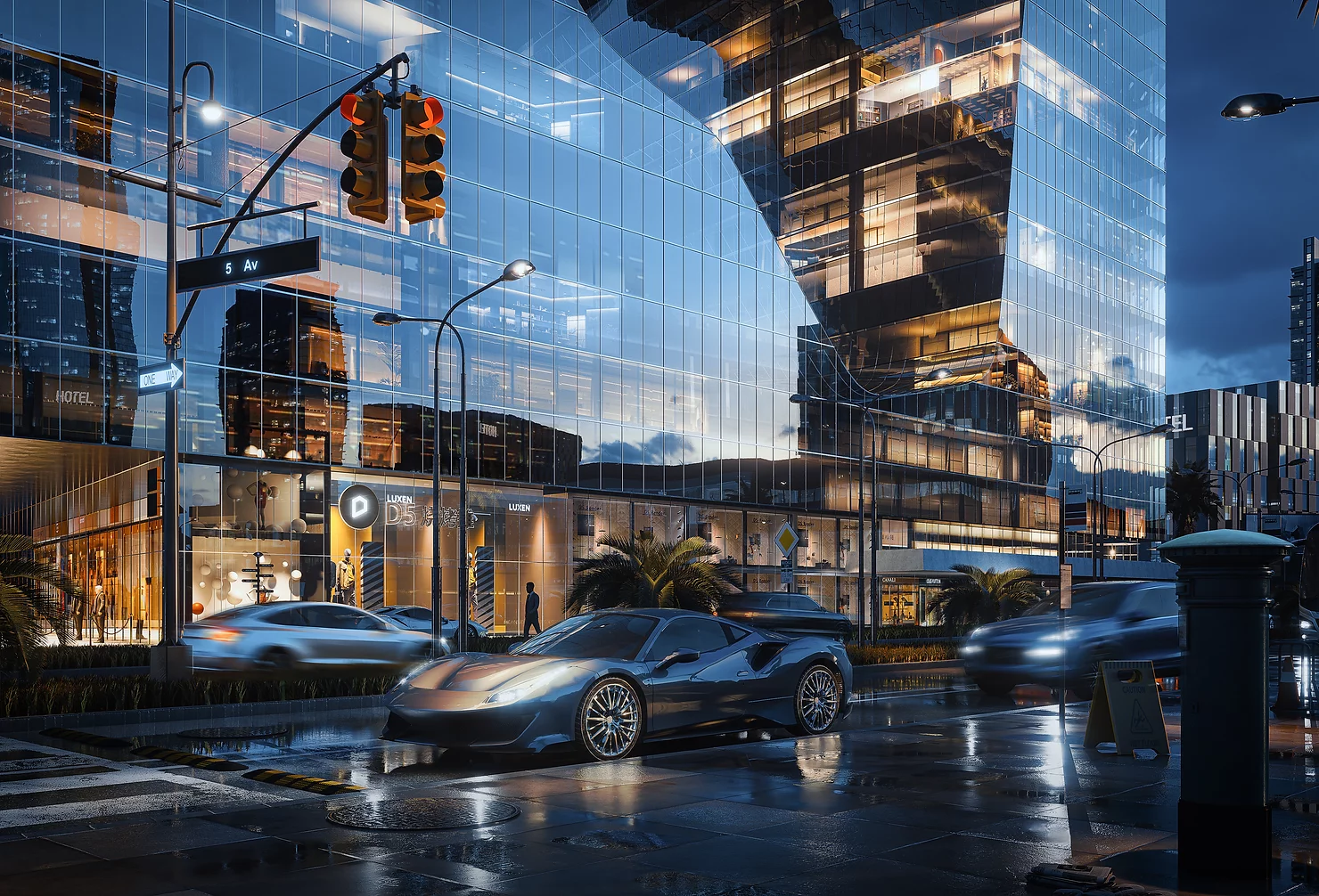 Out-of-the-box Interior Parallax Assets Available in D5 Library to Save Your Time